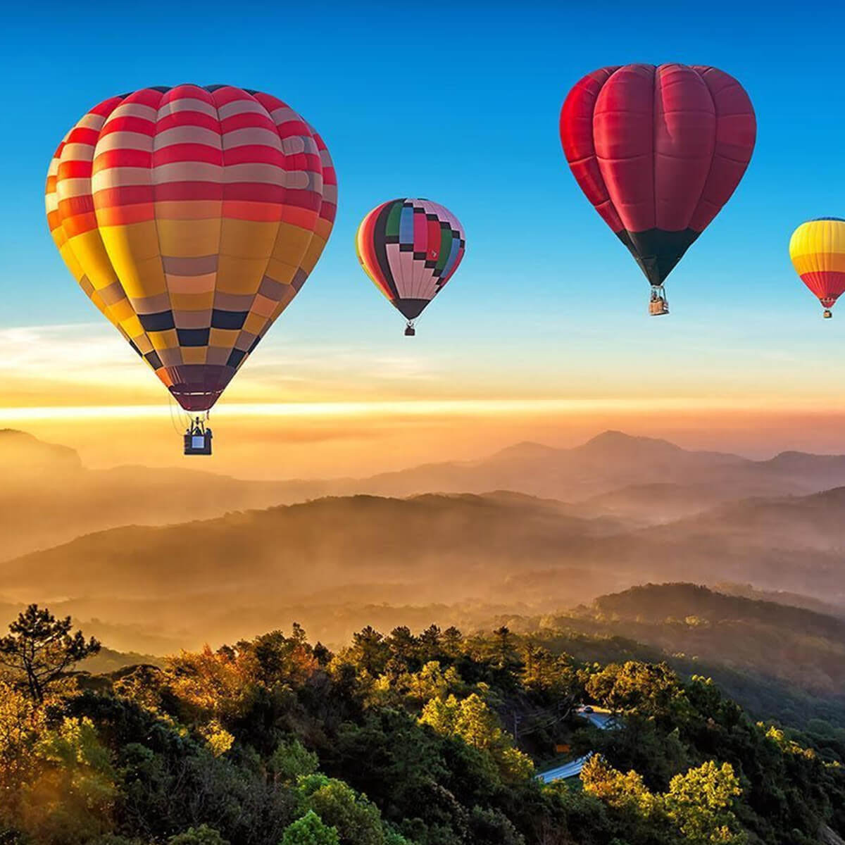 Esperienze: giro in mongolfiera